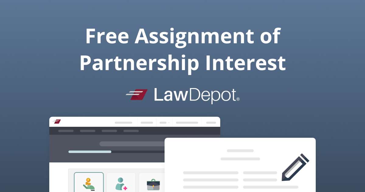 Free Assignment of Partnership Interest Form (UK) | LawDepot